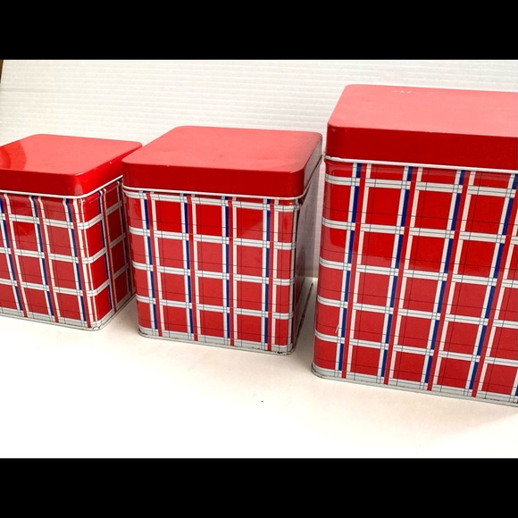 Vintage | Kitchen | Vintage Tin Cans Stackable Vintage Cans 3 Cans ...